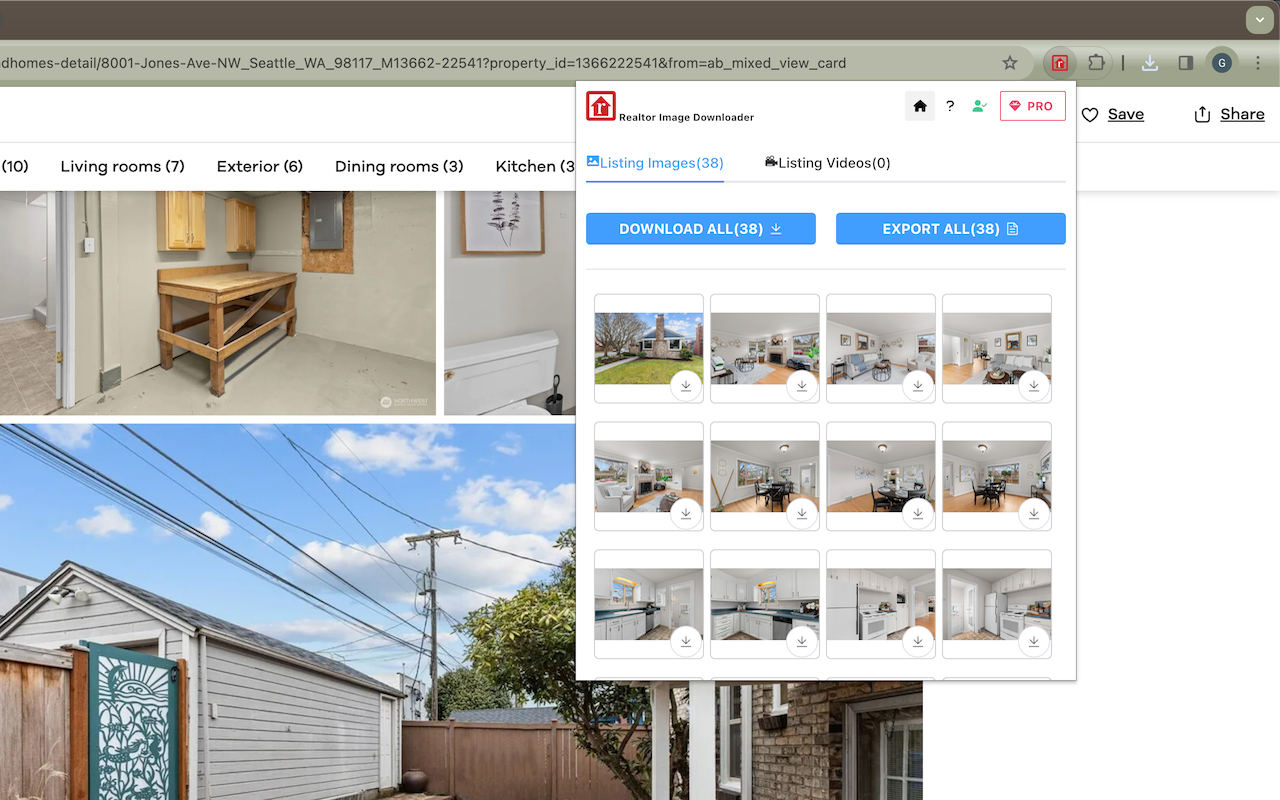 Realtor Image Downloader - Export Realtor image and video data to CSV ...